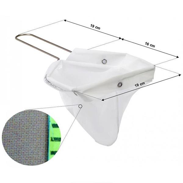 MirOil EZ Flow SK4 Fryer Oil Skim Filter Bag with Frame - The ...