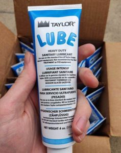 Taylor Heavy Duty Food Safe Sanitary Lubricant (Blue) – 36x 4oz Tubes - USA