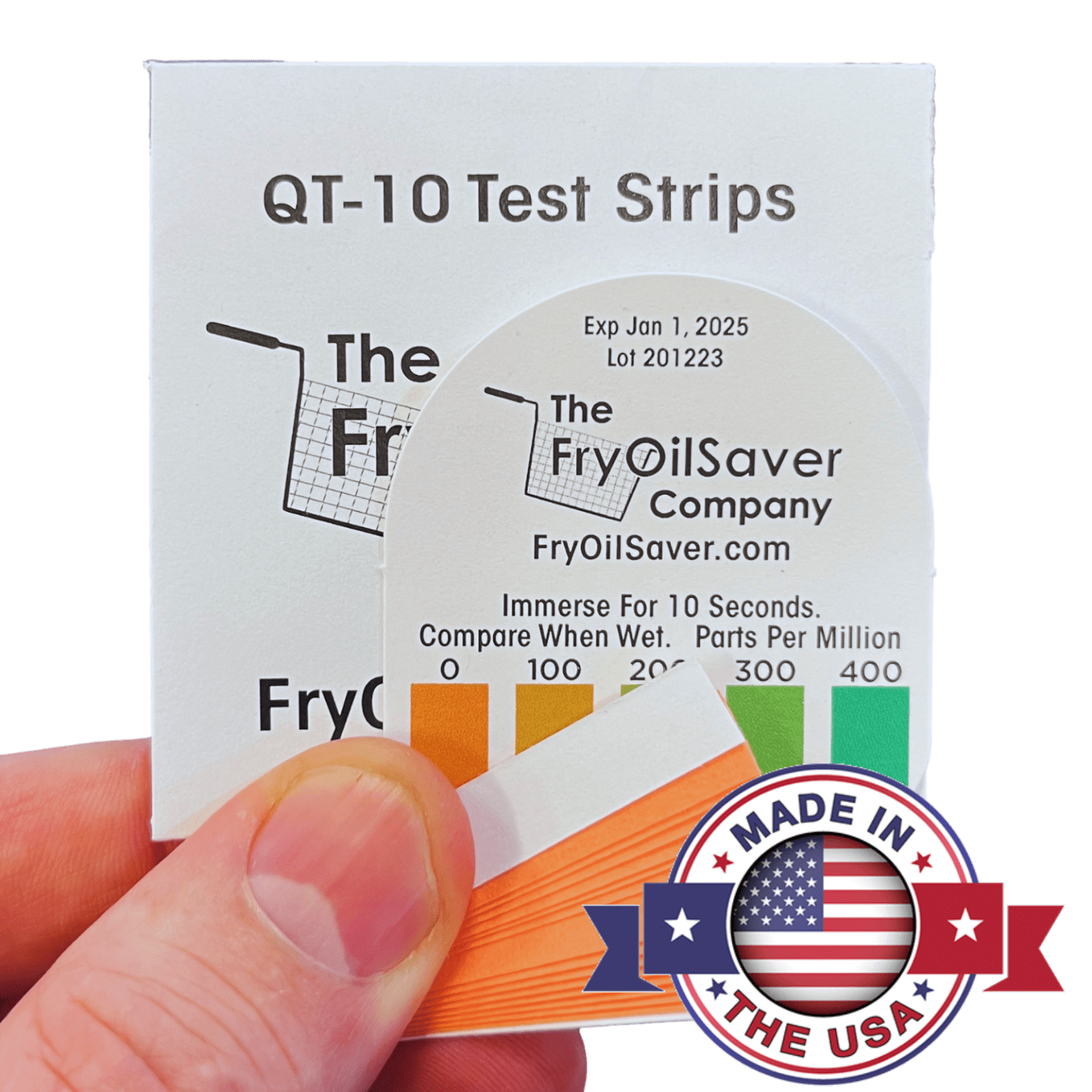 Steramine QUAT Solutions Test Strips - 30 x QT10 Strips - USA