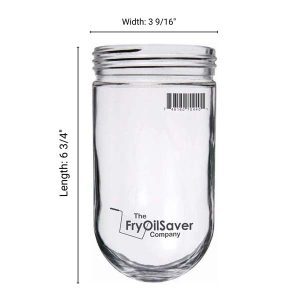 CHG L10-X006 Glass Globe Guard for 100 Watt Hood Light Bulb - USA