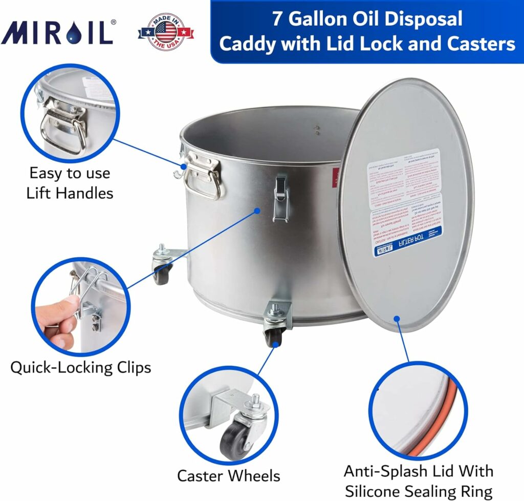 MirOil Oil Filtering Starter Kit - 7gal Oil Filter Pot, Filter Bag ...