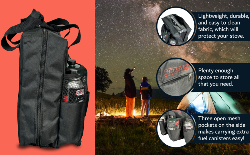 Chef Master Camp Stove Carry Bag - USA