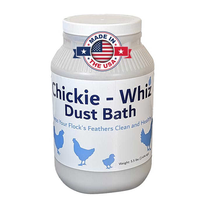 Chickie-Whiz Chicken Dust Bath – 5.5lb Tub - USA