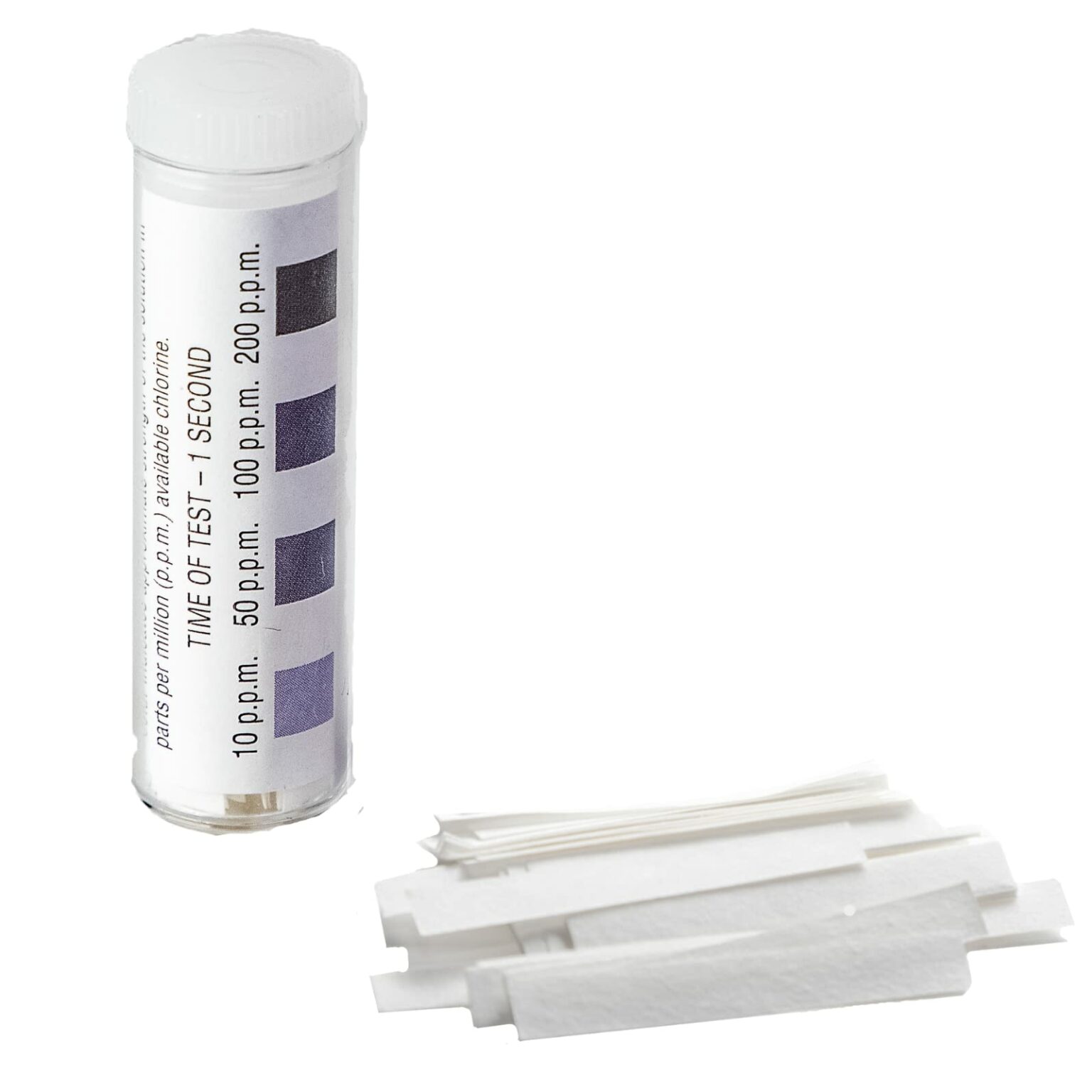 QUAT and Chlorine Sanitizer Test Kit - 2x Vials of 100 Strips - USA